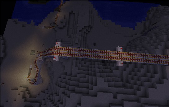 Crazy Train track! Minecraft Map